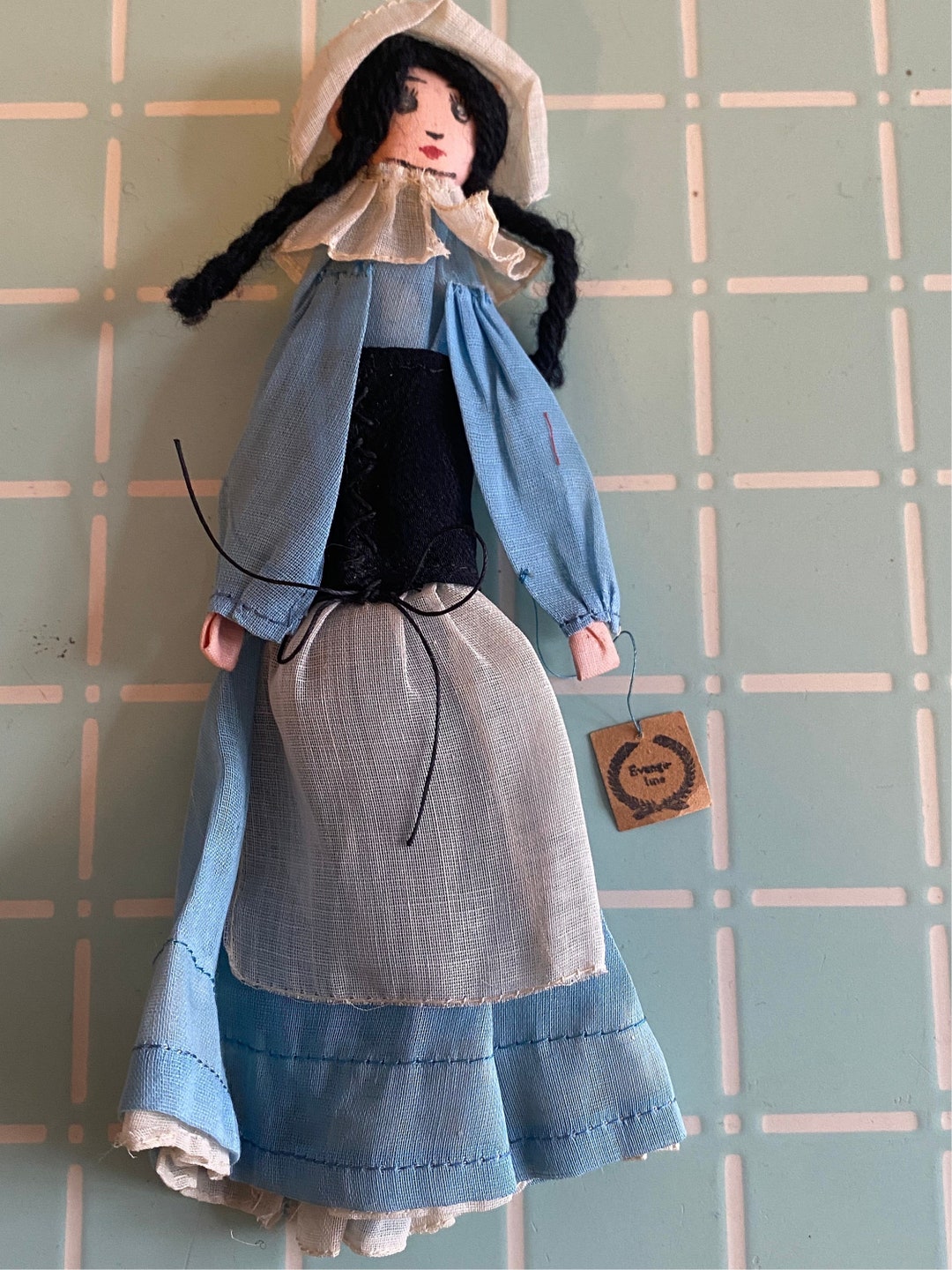 Vintage Pioneer/colonial Themed Cloth Doll - Etsy