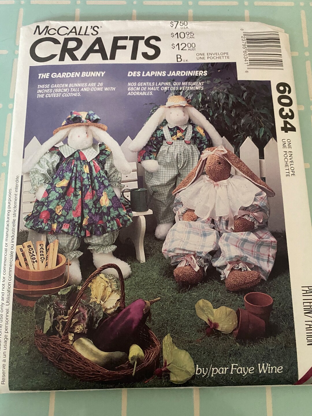 Various Bunny/rabbit Craft Patterns by Simplicity & Mccalls - Etsy