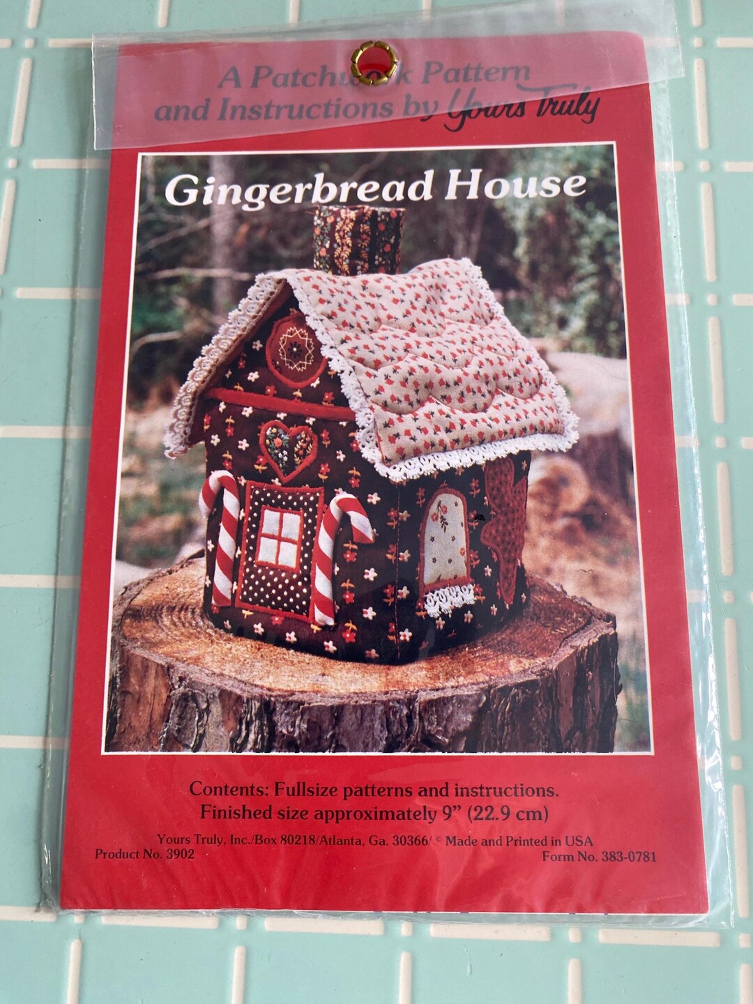Fabric Gingerbread House Pattern by Yours Truly - Etsy