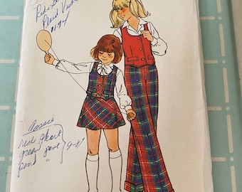 1970s Butterick 4989 UNCUT Vintage Sewing Pattern Vest, Jacket, Skirt ...