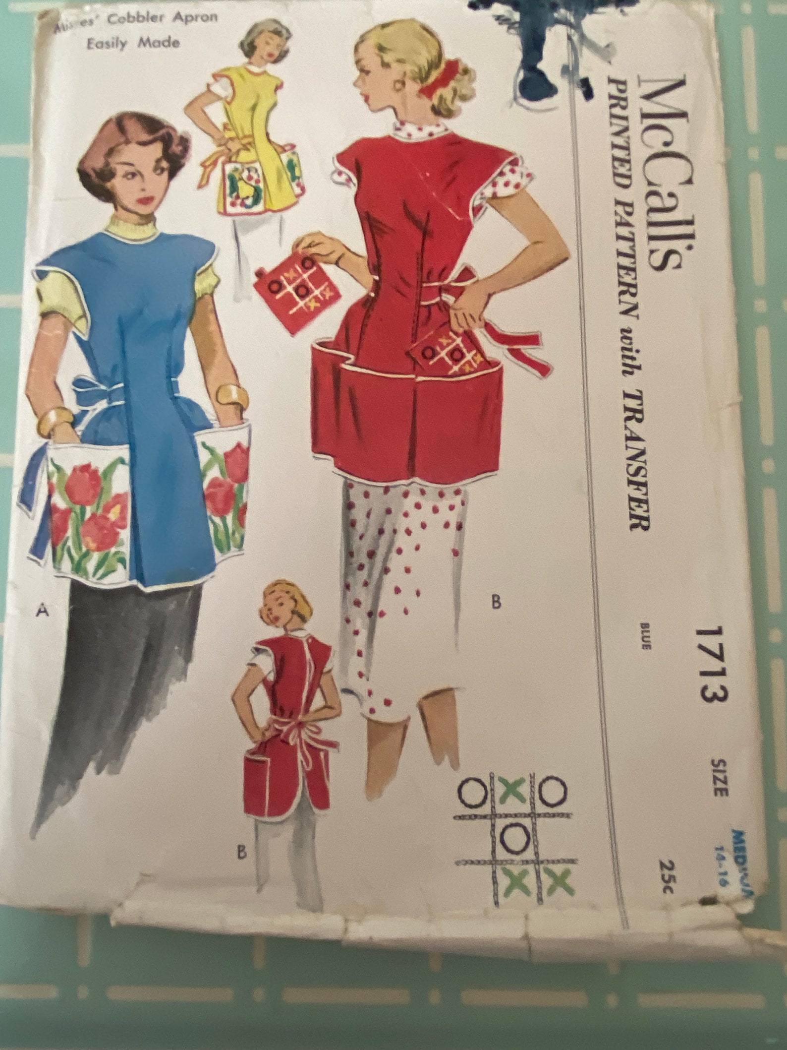 Various Vintage Apron Patterns by Mccalls - Etsy