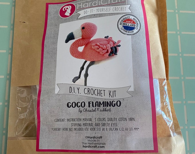 Coco Flamingo Crochet Kit by Hardicraft - Etsy