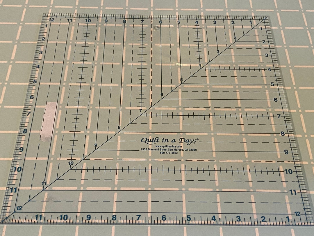 Various Square Hard Plastic Quilting Measuring Tools - Etsy