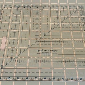 Various Square Hard Plastic Quilting Measuring Tools - Etsy