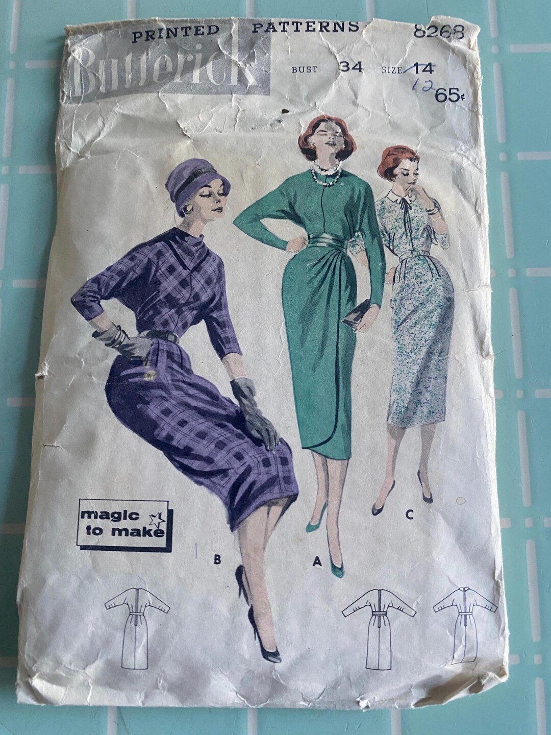 Various Vintage Classy Dress Patterns by Advance & Butterick - Etsy