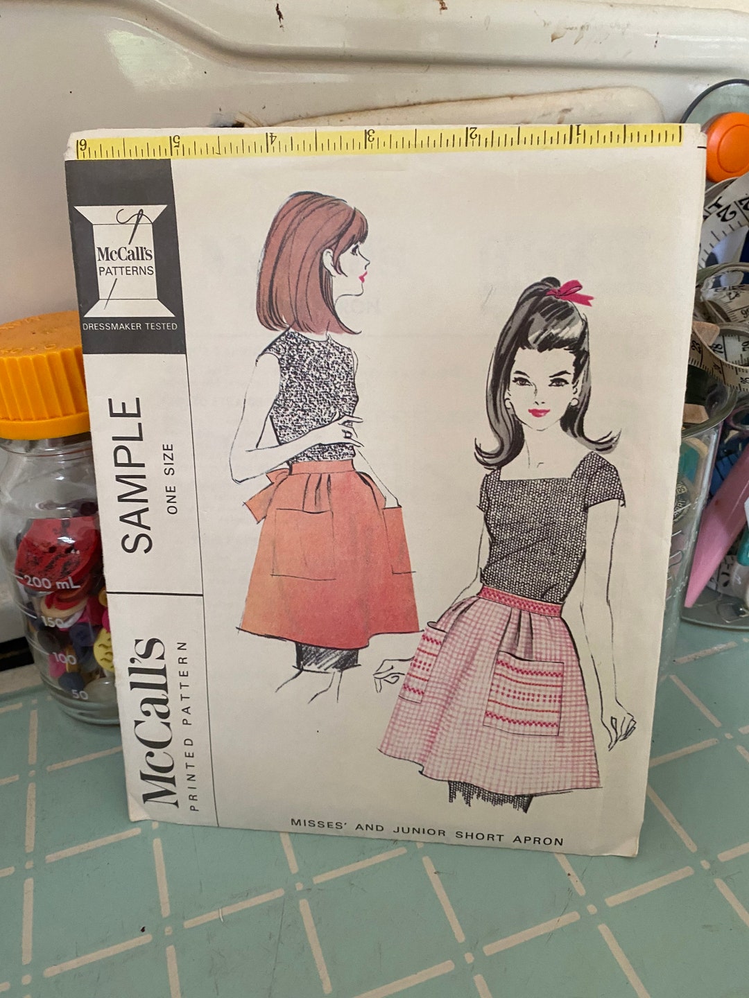 1960s Apron Pattern - Etsy