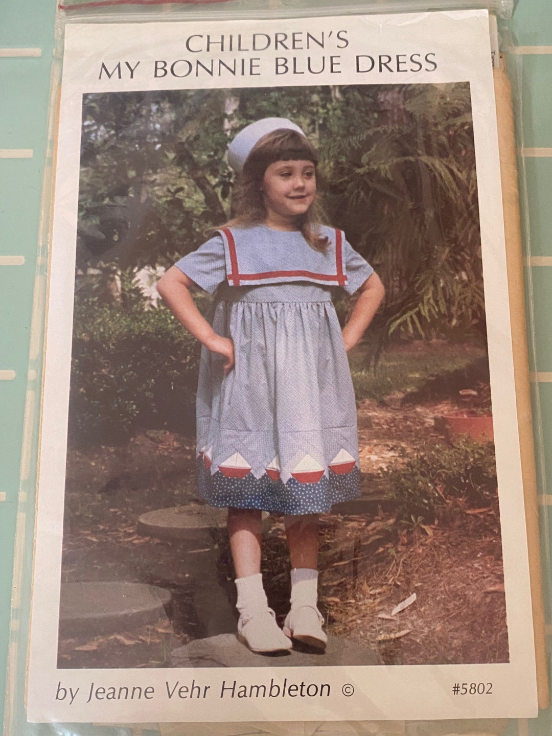 My Bonnie Blue Dress Pattern - Etsy