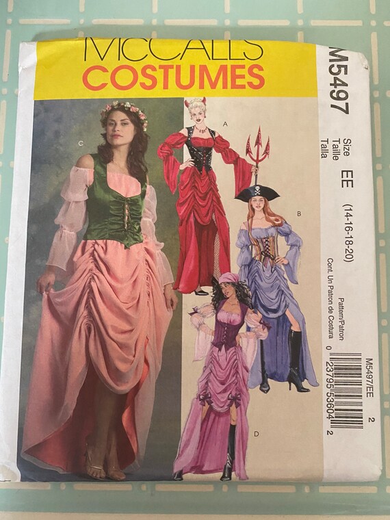 Various Adult Costume Variety Patterns Mccalls - Etsy