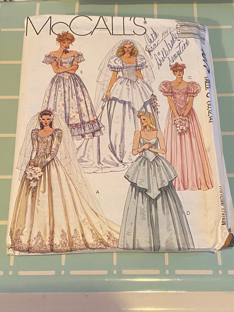 Various Bridal & Prom Gown Dress Patterns-size 10, 12, 14 - Etsy
