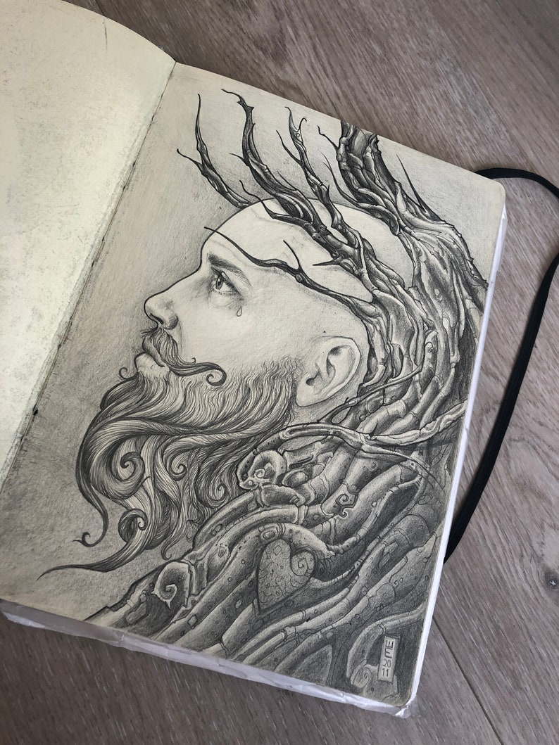 Yggdrasil Odin Wall Art, A3, A4, A5, Instant Downloadable Wall Art ...