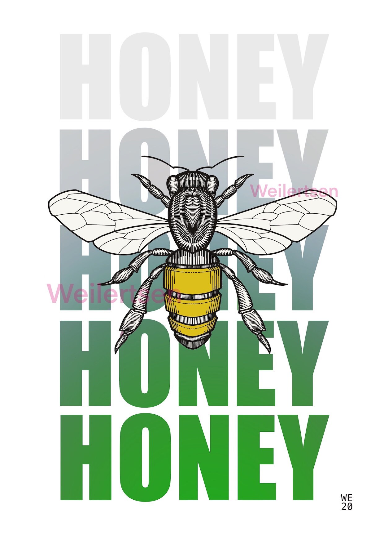 Printable Honey Bee Home Decor, Printable, Bee Decorations, Hexagon ...