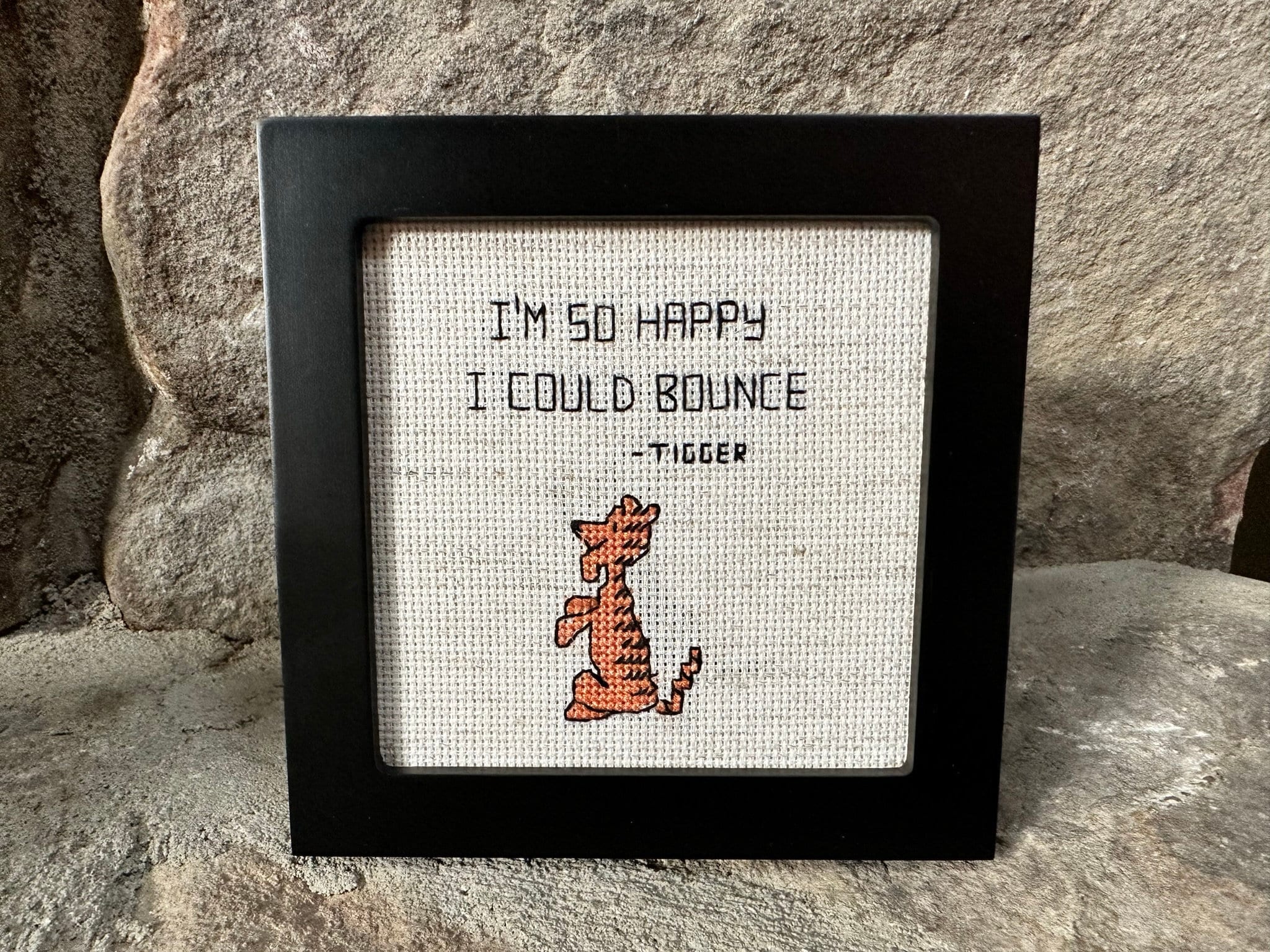 Vintage Tigger, Classic Winnie the Pooh, Kids Room Decor, Completed ...