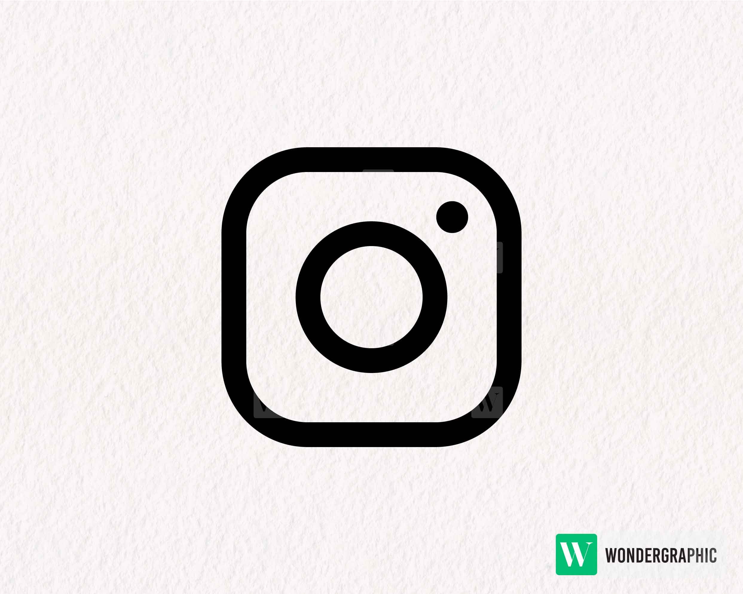 Instagram Svg. Social Icon Svg. Instagram Logo Svg. Ig Svg. - Etsy