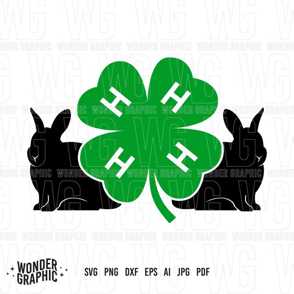 4h Svg - Etsy