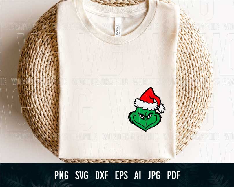 Grinch Head SVG PNG. Grinch Face Svg. Christmas Svg. Merry - Etsy