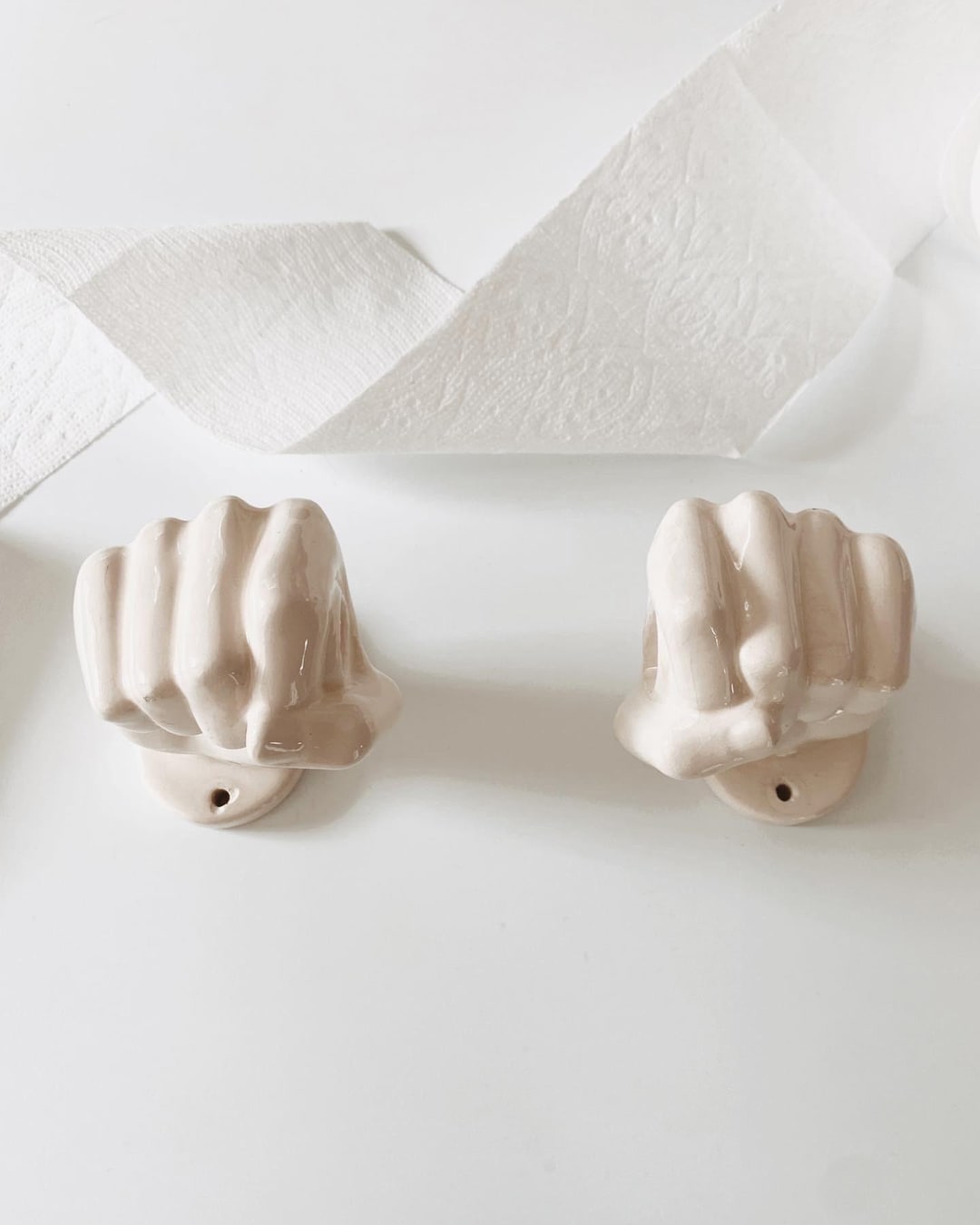 Nancy Funk Ceramic Hands Set of 2, Vintage Sculptural Art - Etsy