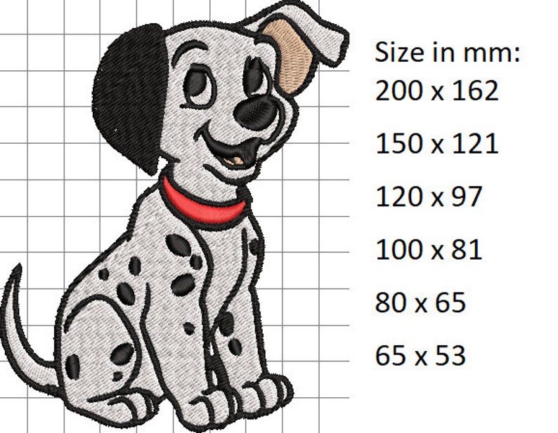 3 Dalmatian Puppies Embroidery Design - Etsy