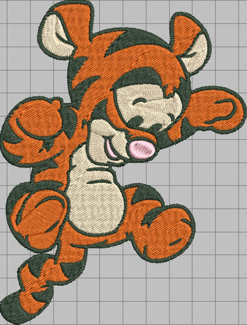 SET of Seven Pooh Embroidery Designs - Etsy