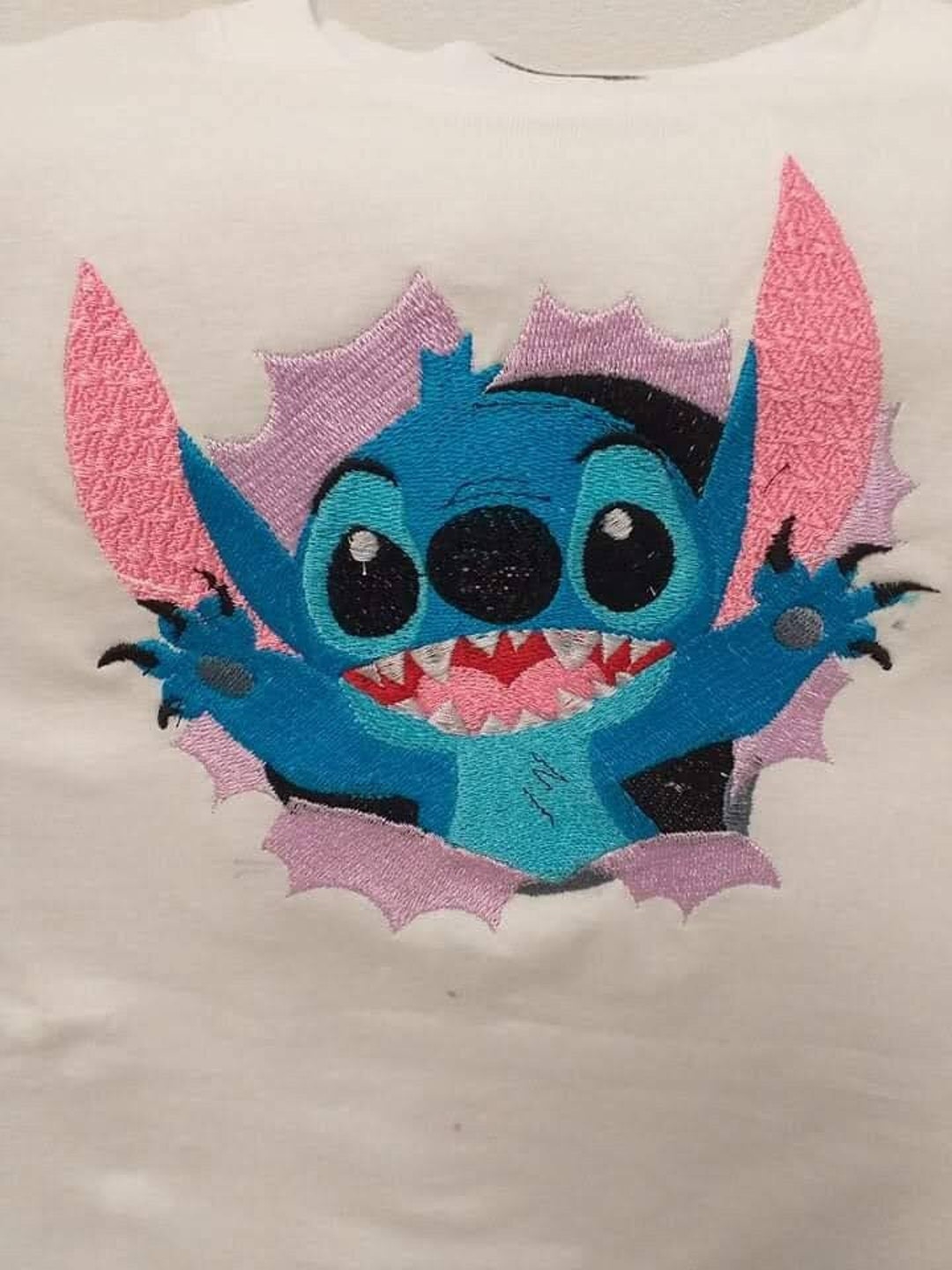 Stitch Monster Popping Out of the Scene / Embroidery Machine Design - Etsy