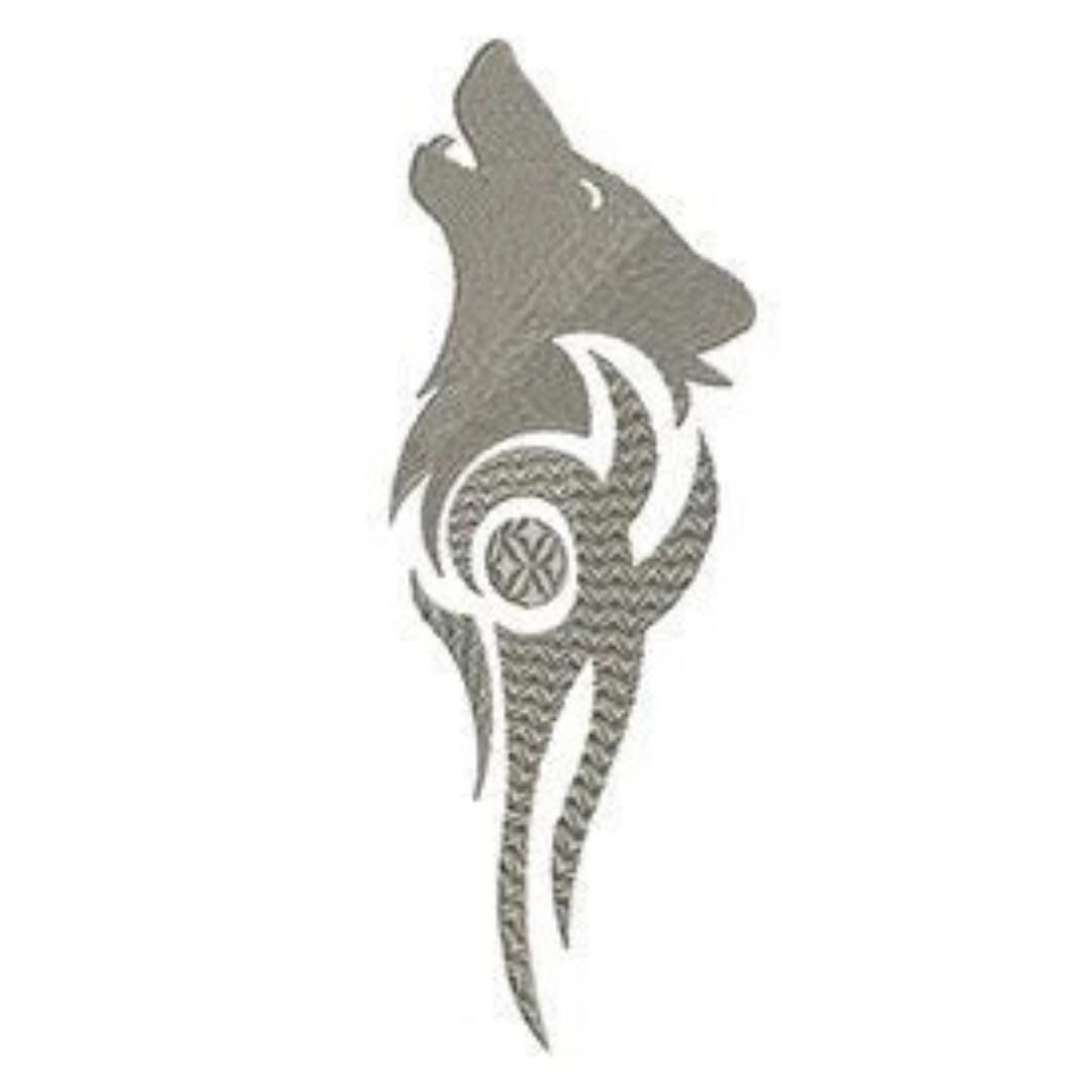 Howling Dacian Wolf Totem / Wailing Emblem / Instant Download ...