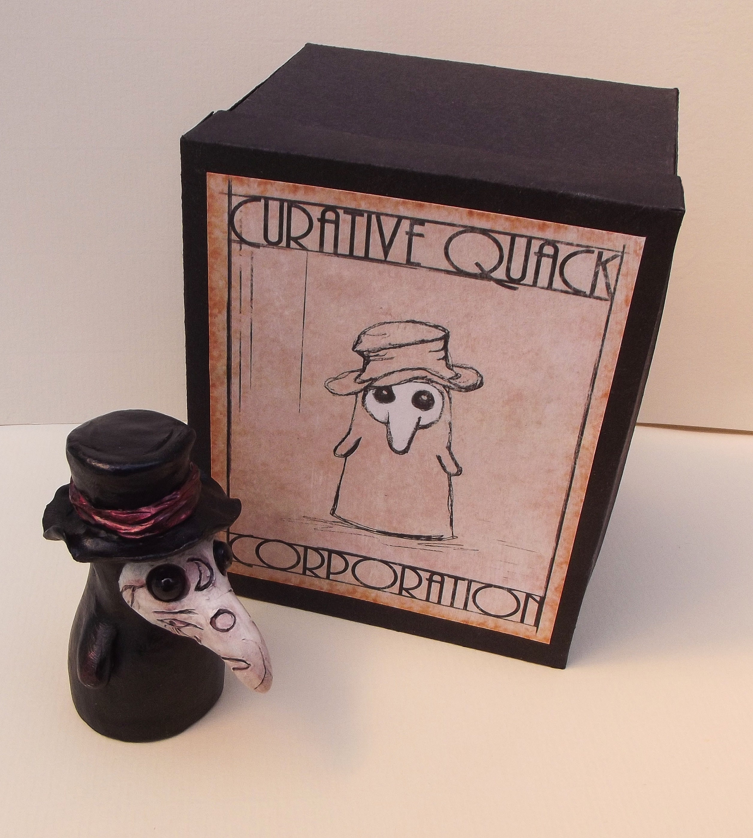 Custom bespoke Small Plague Doctor Figure Handmade Unique | Etsy