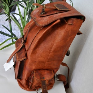 Leather Backpack,leather Rucksack,back to School Backpack - Etsy