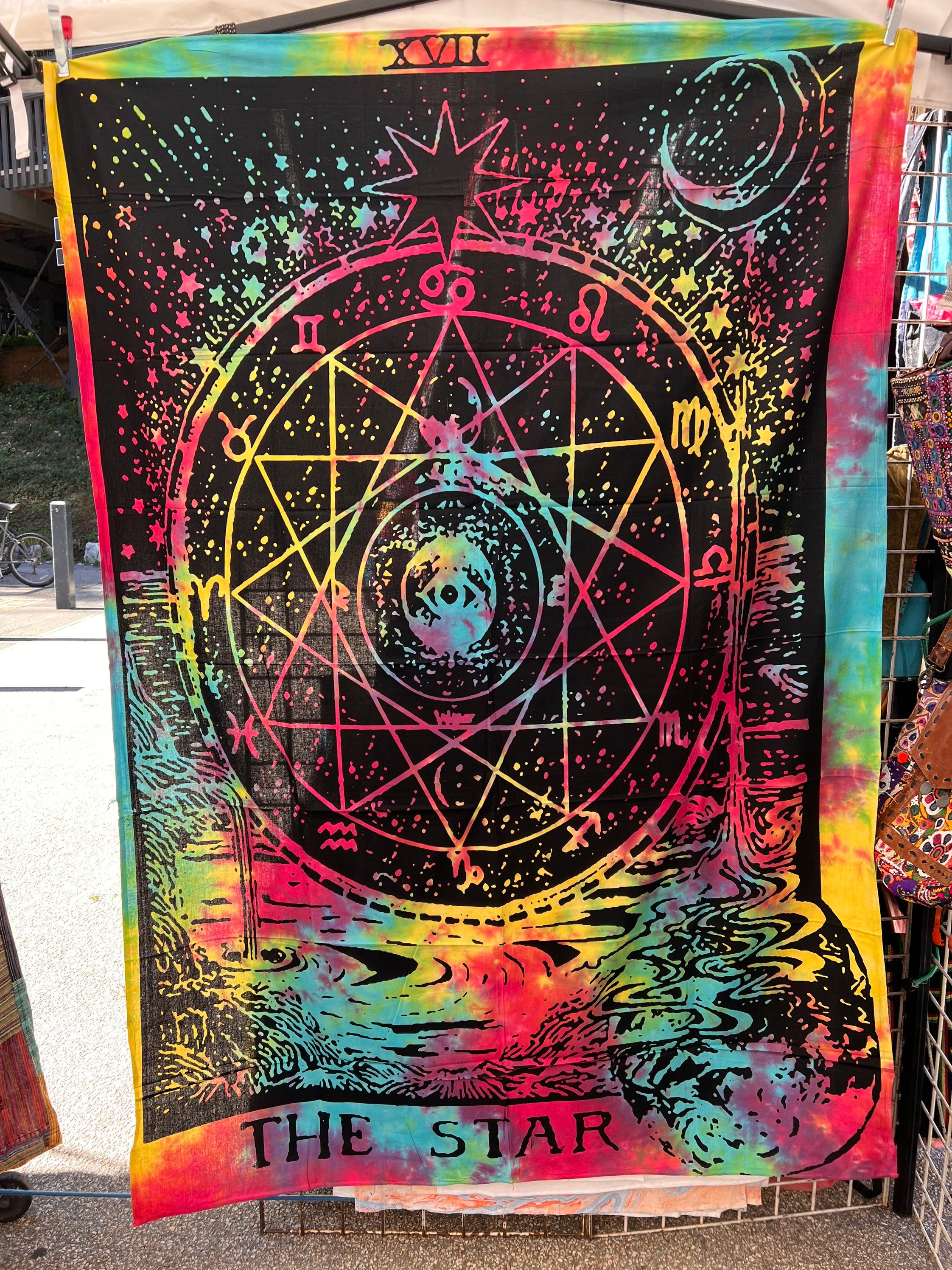 Tapestry Star Tarot Cardwall Decor54x84 Star Tarot Card | Etsy