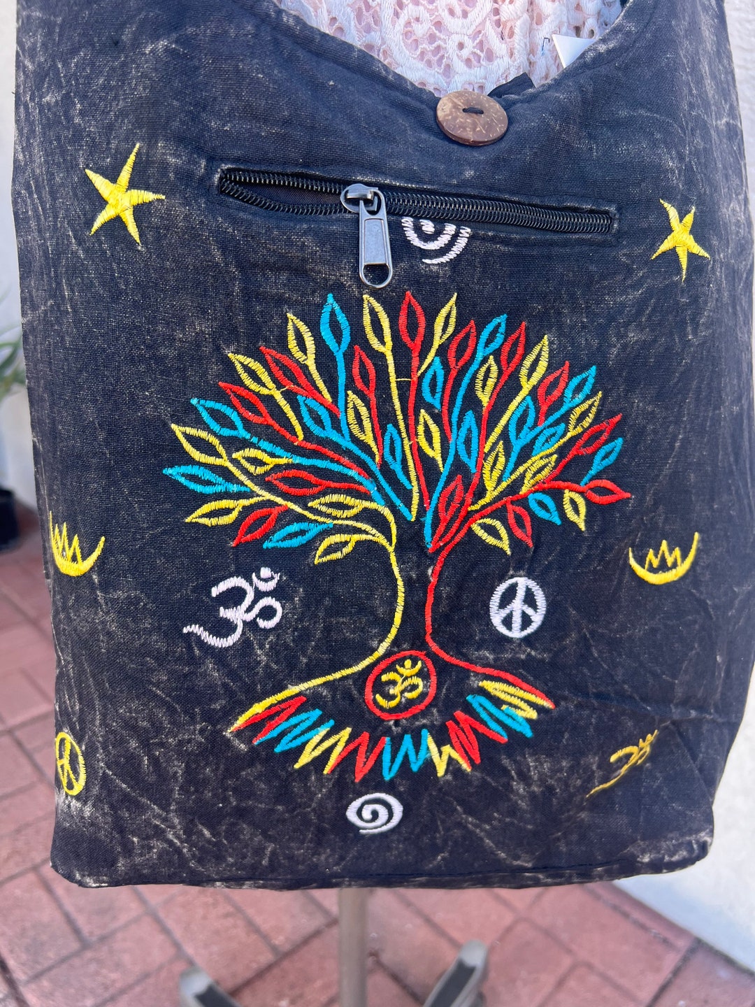 Embroidered Tree Crossbody Bag,satchel - Etsy