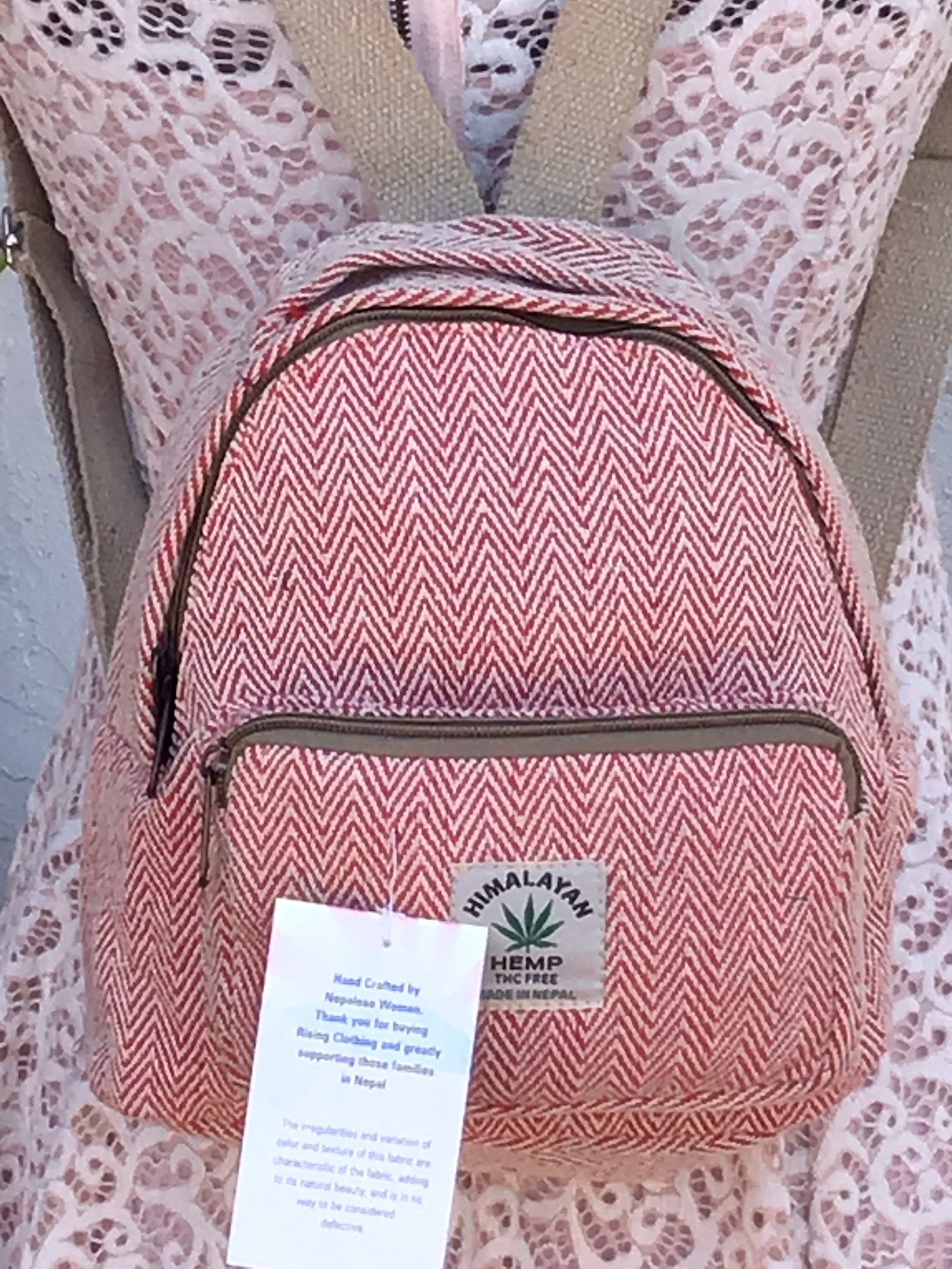 Mini Hemp Backpackboho Mini Backpack - Etsy