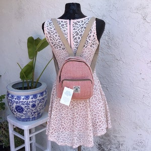 Mini Hemp Backpack,boho Mini Backpack - Etsy