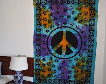 Peace Sign Tapestry | Etsy