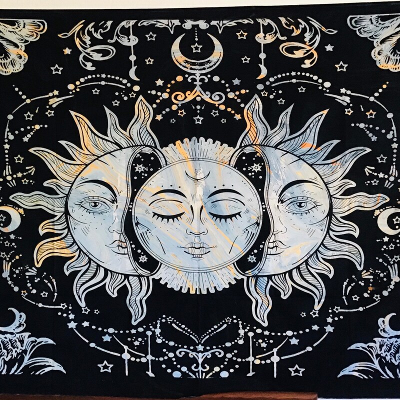Sun and Moon Tapestry - Etsy