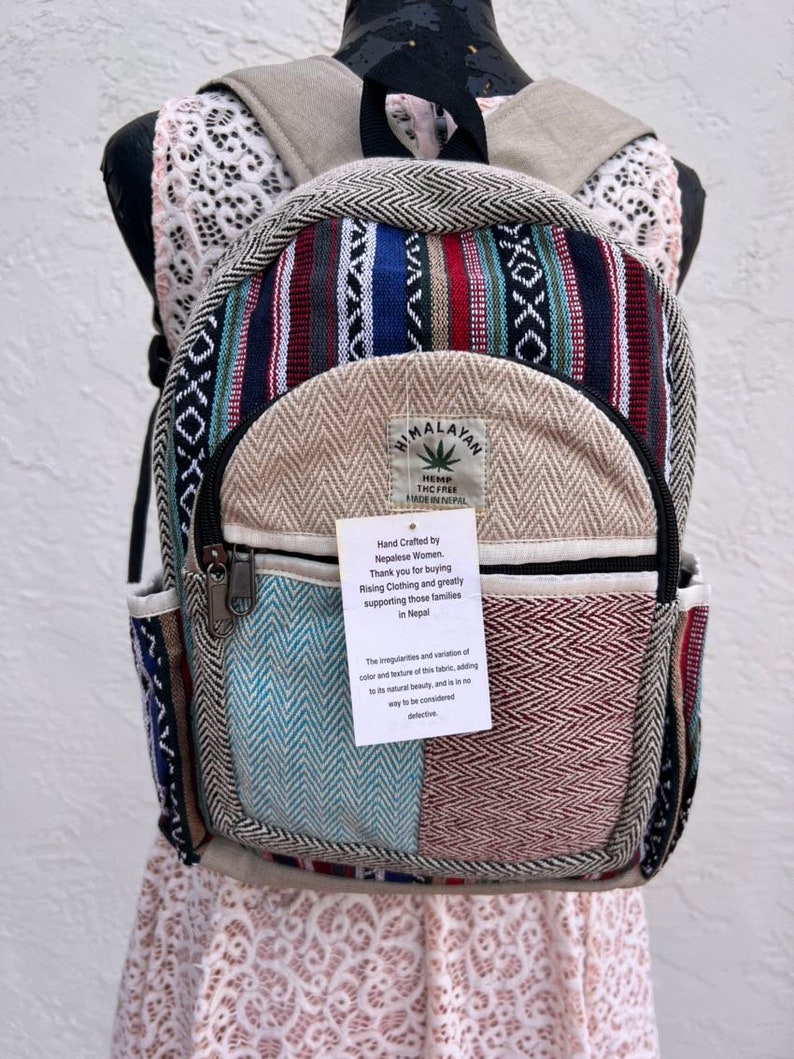 Hemp Backpackhippie Backpack - Etsy