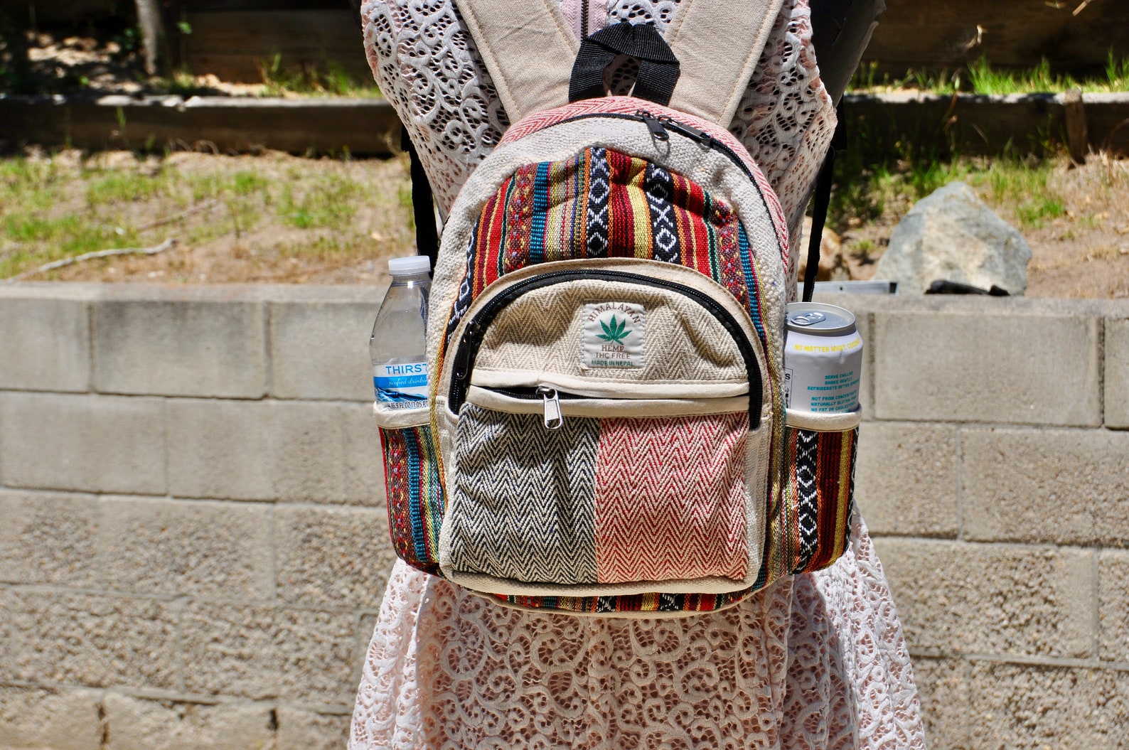 Hemp backpackhippie backpack | Etsy