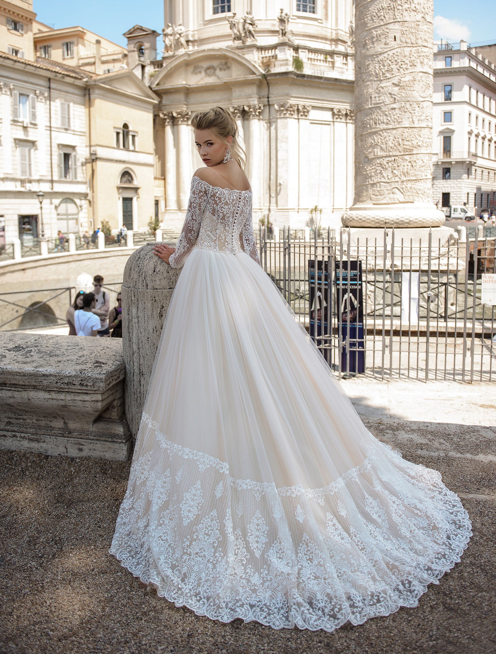 White Wedding Dress off White Bridal Dress Deep V Neck Tulle - Etsy