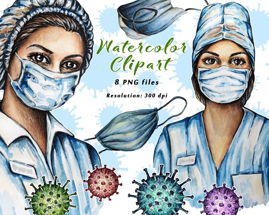 Viruses. Doctors. Doctors Clipart. Virus Clipart. Digital - Etsy