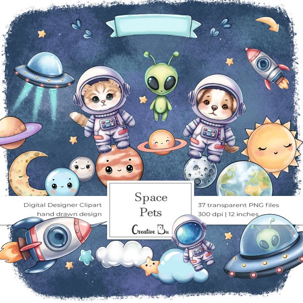 Astronaut Clipart - Etsy