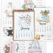 Watercolor Illustrations Printable Calendar 2024 Seasonal 12 - Etsy