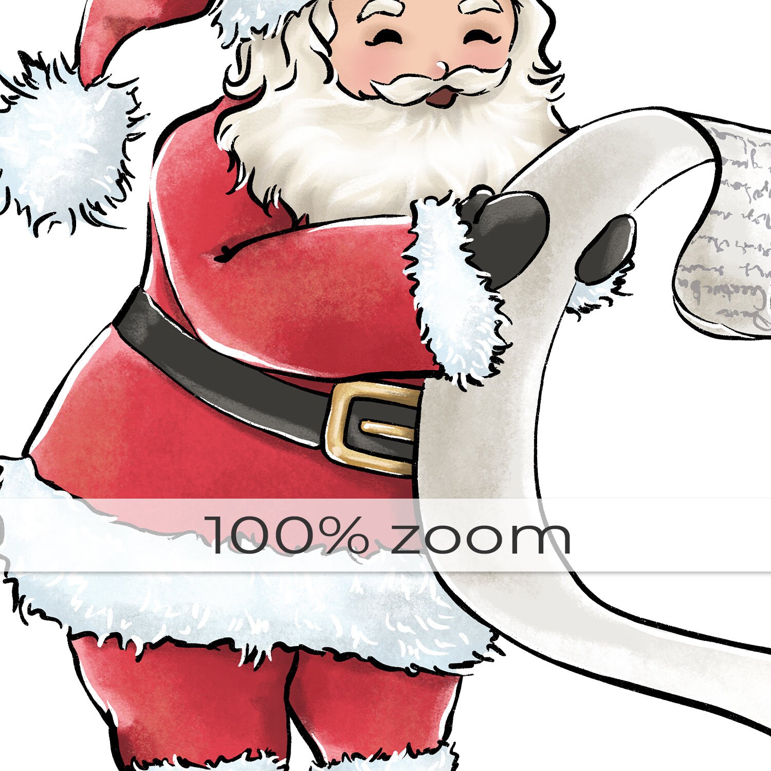 Freebie Cute Santa Claus Letter to Santa Clipart Christmas - Etsy