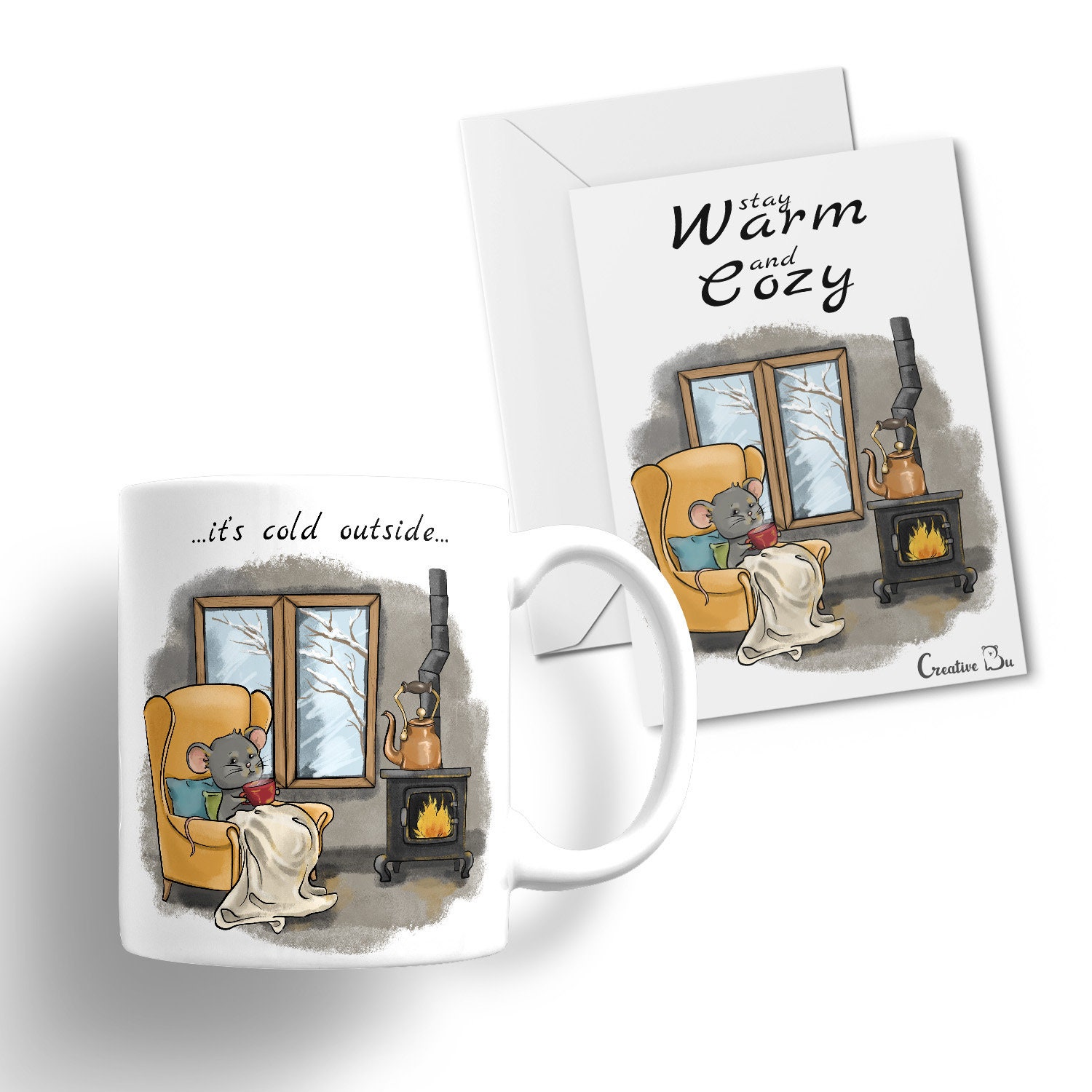 Warm Cozy Clipart Illustration Holiday Clipart Winter Clip Art - Etsy