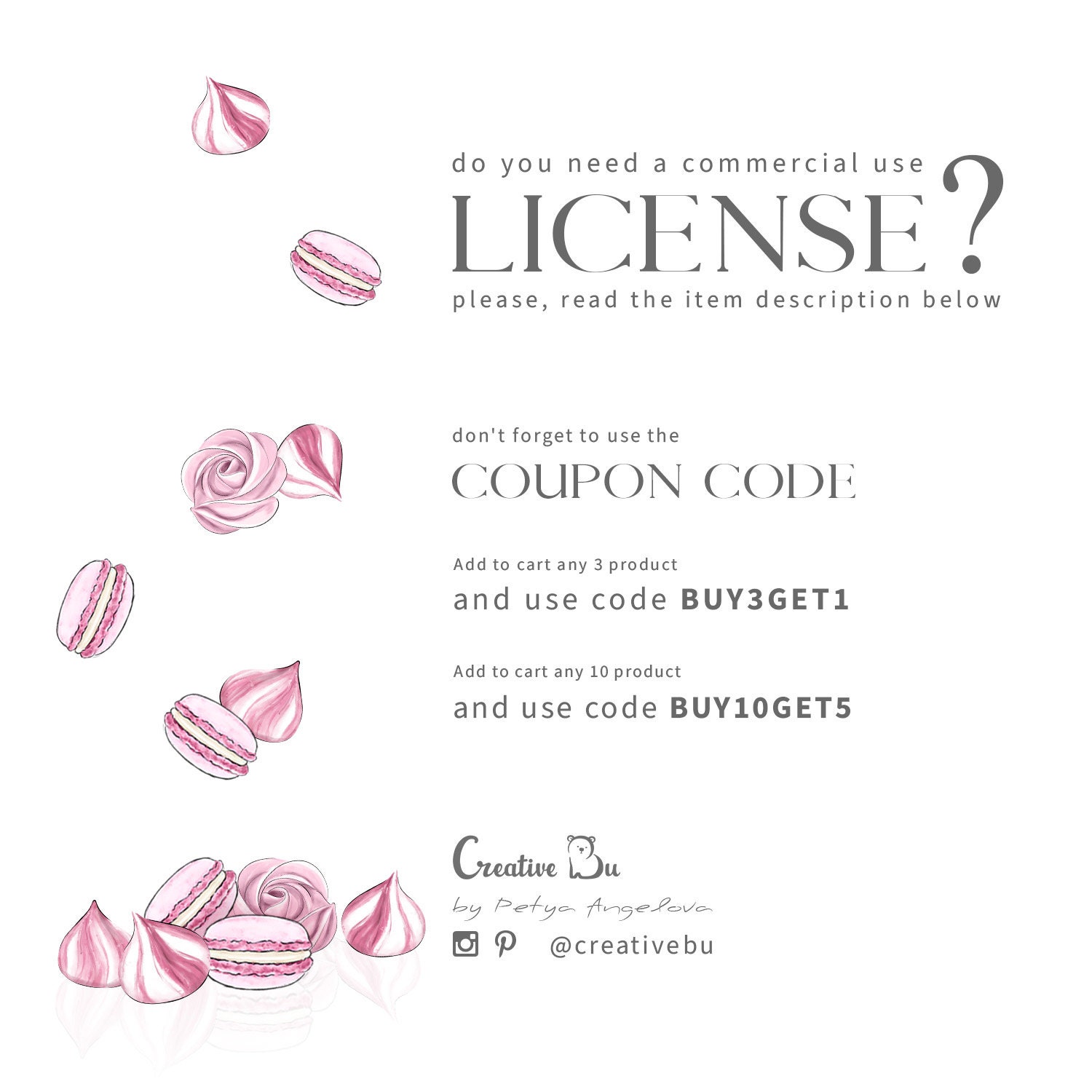 Coupon Code Sale Buy 10 Get 50 OFF Free Discount Clipart Sale - Etsy