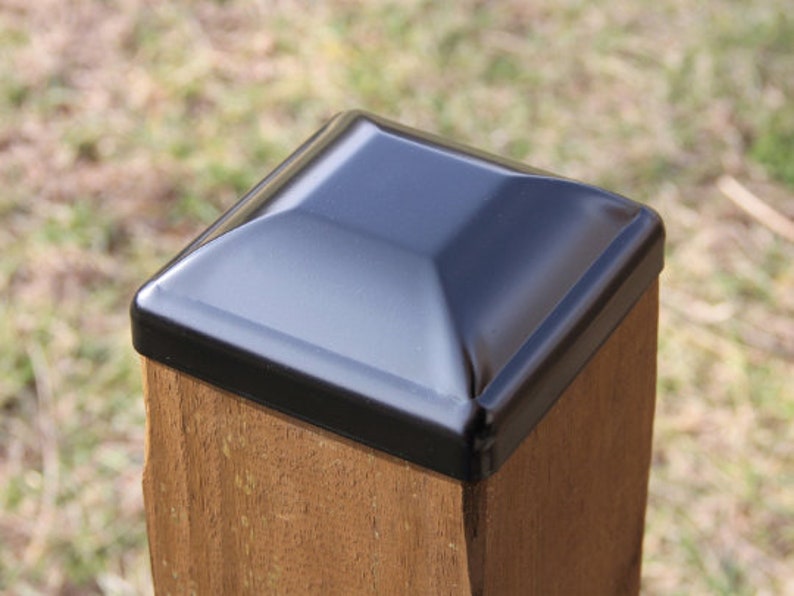 Heavy Duty Steel Post Cap for 6x6 Wood Post. 5-1/2 - Etsy