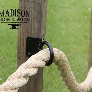 Corner Mount Nautical Rope Fence Bracket Light Strand Holder - Etsy