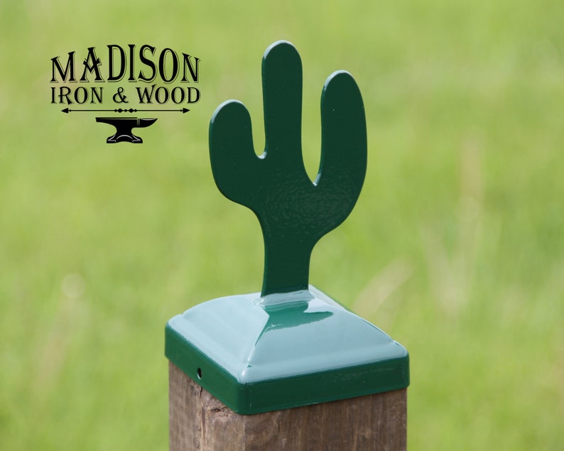 Cactus Post Cap for 4x4 Wood Fence Post Desert Fence Post - Etsy