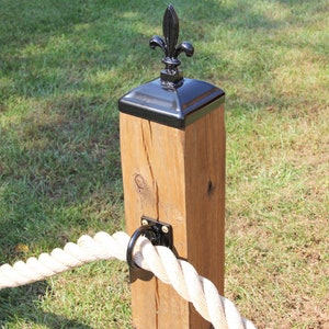 Nautical Rope Fence Rings, Heavy Duty - Etsy