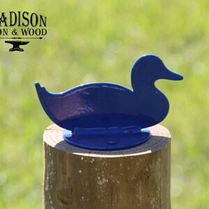 Duck Post Top for Round Wood Fence Post Duck Finial Post - Etsy