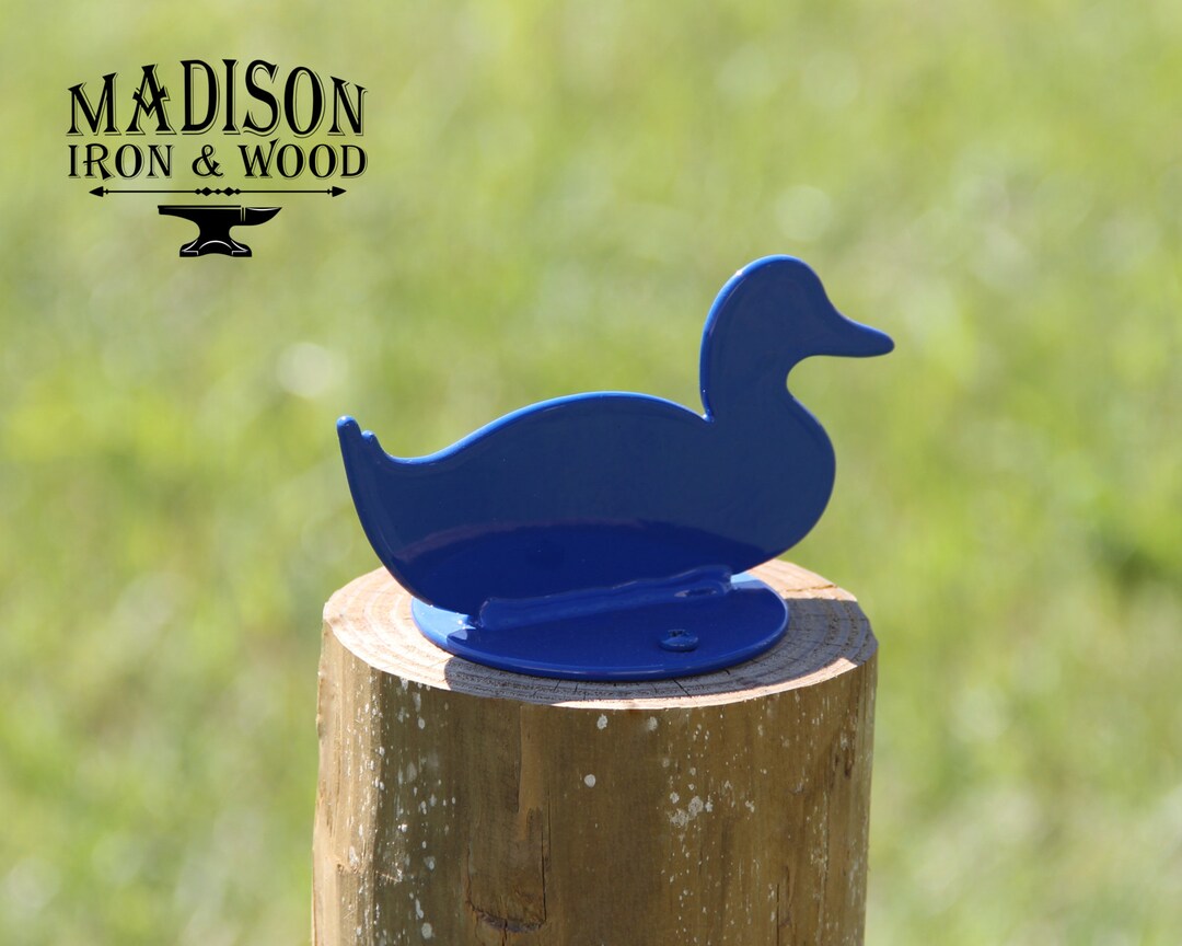 Duck Post Top for Round Wood Fence Post Duck Finial Post - Etsy