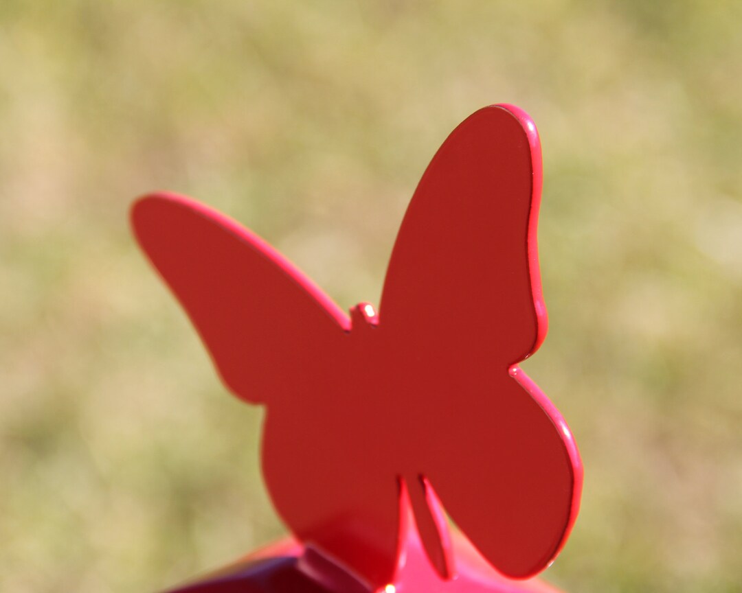 Butterfly Post Top for Round Wood Fence Post, Post Topper for 4 Round ...