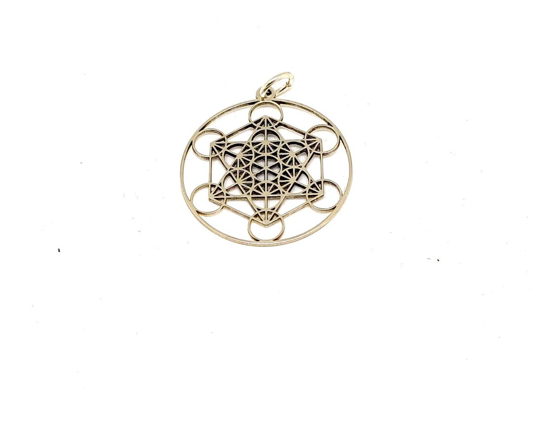 Metatron Cube Pendant, Akashic Records, Energy Symbol, Creation Amulet ...
