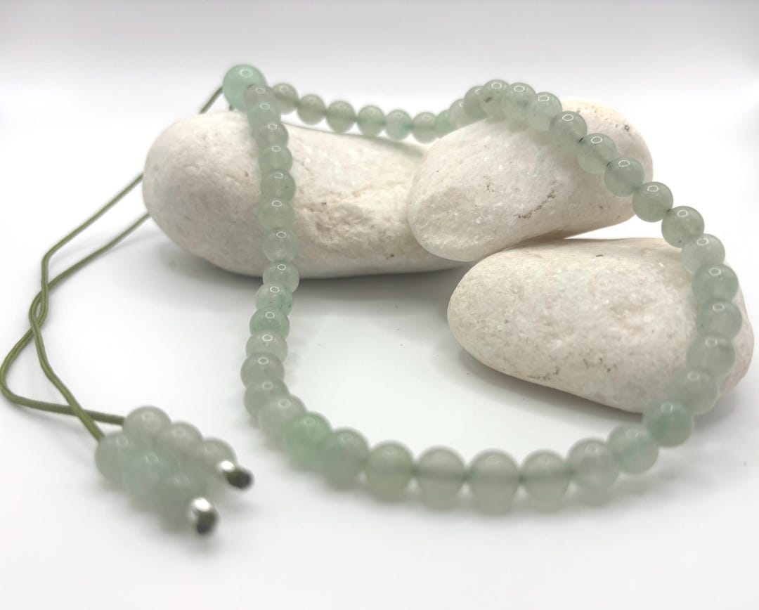 Mala for Sacred Code of 45 Beads of 6 Mm Aventurine Finished in ...